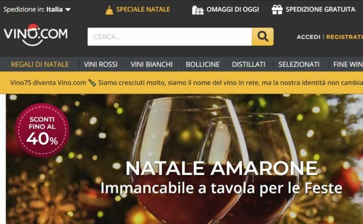 Vino75 cambia pelle e diventa Vino.com: cosa cambia?