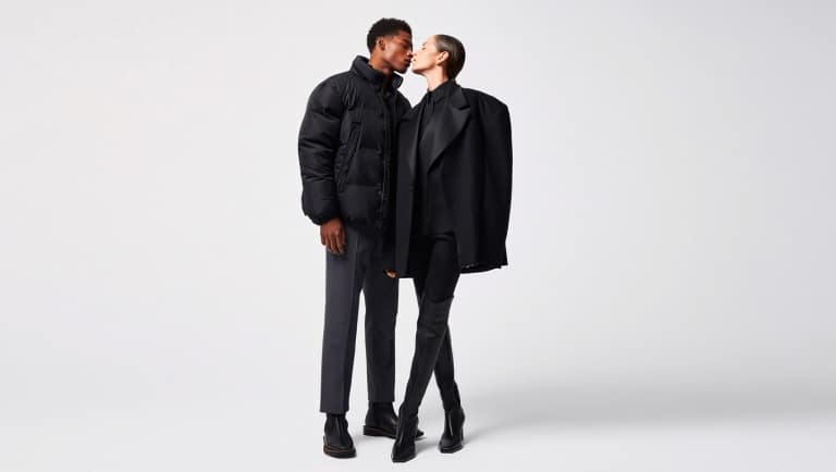 Moncler e Rick Owens: nuova campagna con baci tra modelli - Pausa Caffè
